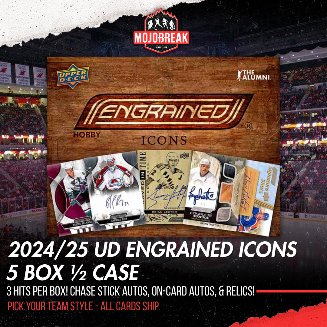 2024/25 Upper Deck Engrained Icons Hockey Hobby 5 Box Pick Your Team